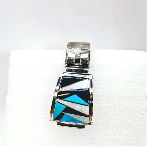 Native American | Accessories | Native American Watch Band Zuni Silver ...